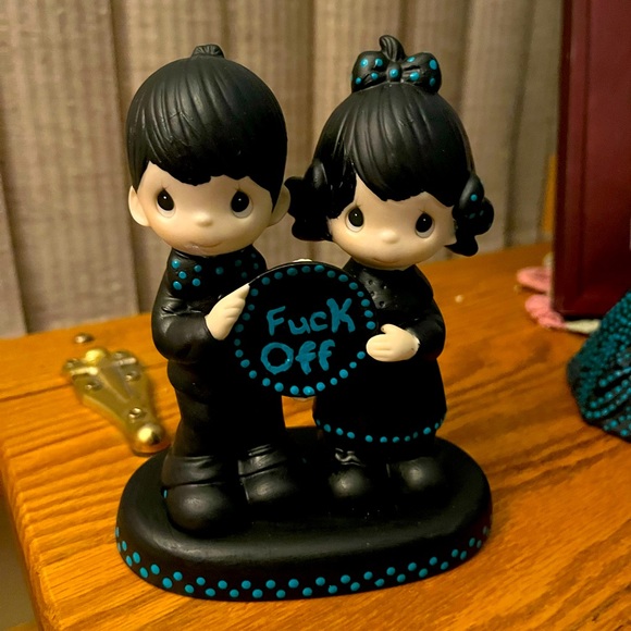 Precious Moments | Accents | Gothic Cutie Precious Moments Repaint ...